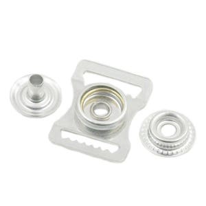 10 Sets Adjustable Cap Buckle Non-slip Tooth Snap Fastener Rivet Button ...