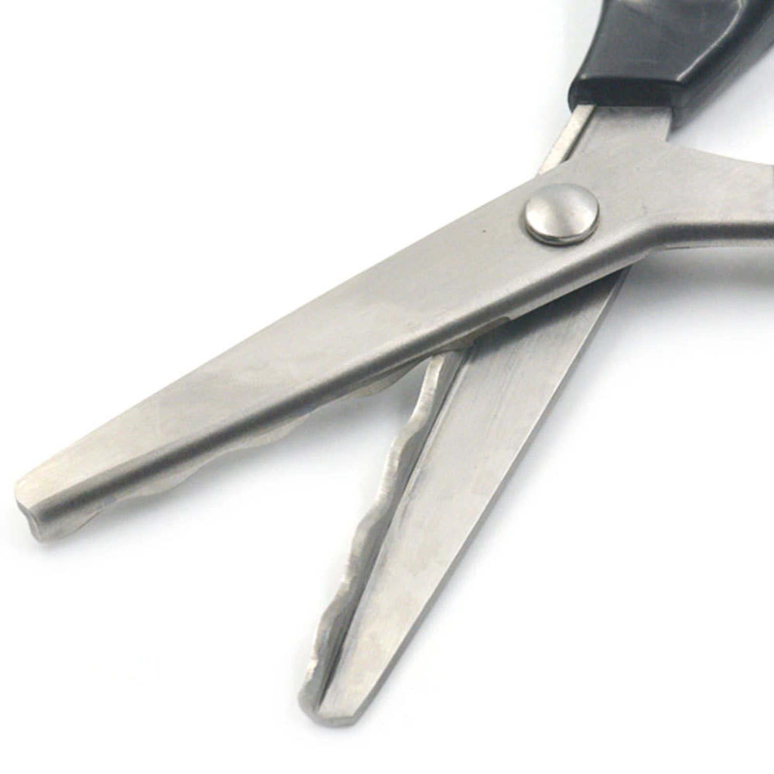 Pinking 3mm 7mm Scalloped Triangle Edge Scissors Stainless Steel Shears ...