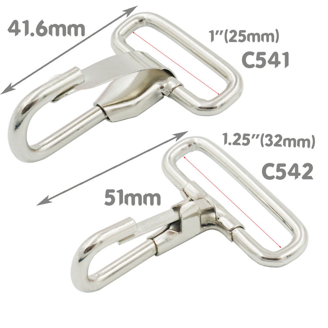 10 Pcs Metal Trigger Snap Hook Clip Belt Webbing Strapping - Etsy