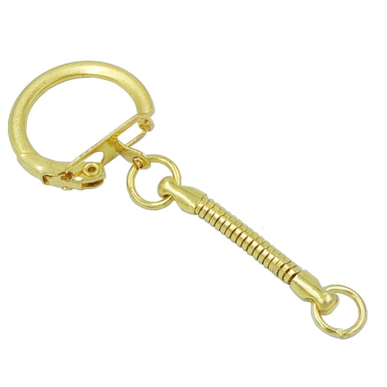 50 Pcs Metal Snake Chain With Snap Jump Ring For Keyring Key | Etsy