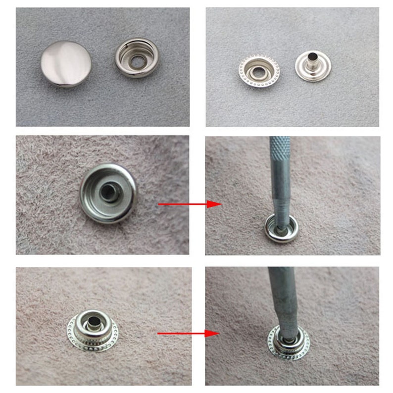 Setting Tool 50 Sets 15mm 5/8 Metal Snap Fastener - Etsy