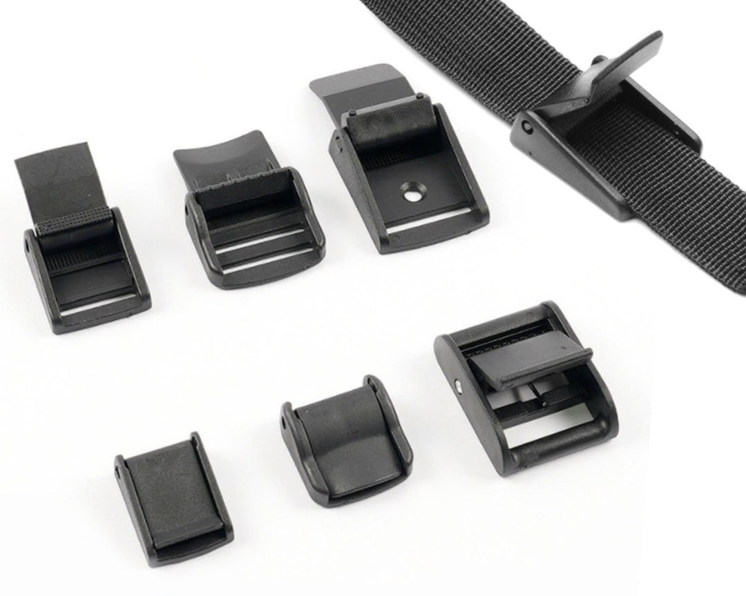 Cam Buckle Adjuster Plastic Black Webbing Lock Lever - Etsy