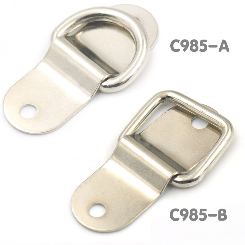 5 Sets Arch Bridge Leather Square D Ring Buckles Double Cap | Etsy