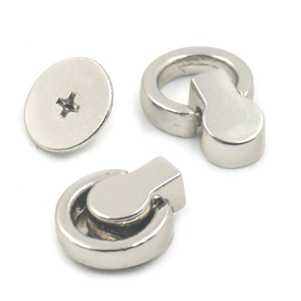 10 Sets Alloy Head Button Stud O Rings Screwback 8mm Spot Screw Chicago ...