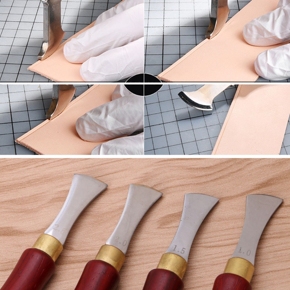 1/4 Pcs 1/1.5/2/2.5mm Leather Edge Marking Creasing Tools DIY - Etsy