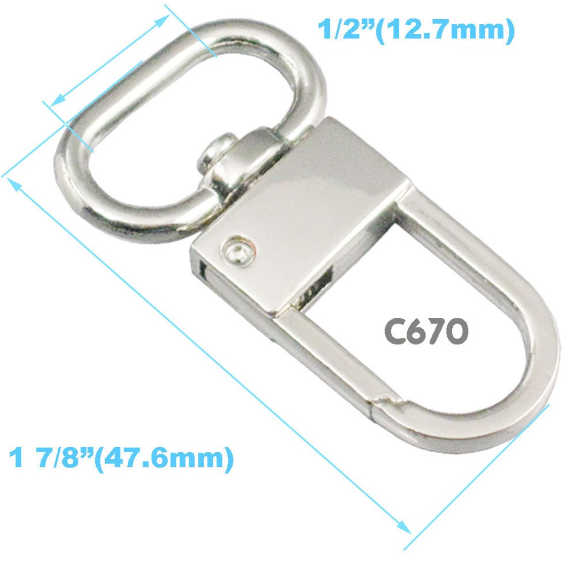 20 Metal Swivel Lobster Clasps: Lanyard Strap Snap Hooks - Etsy