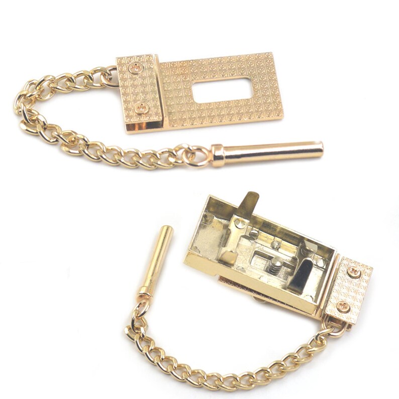 1/2/5 Pcs 58mmx24.5mm Latch Lock Rectangular Chain Closure - Etsy