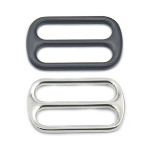 2/5/10/25 Widemouth Round Triglides Webbing Slides Leather Straps D ...