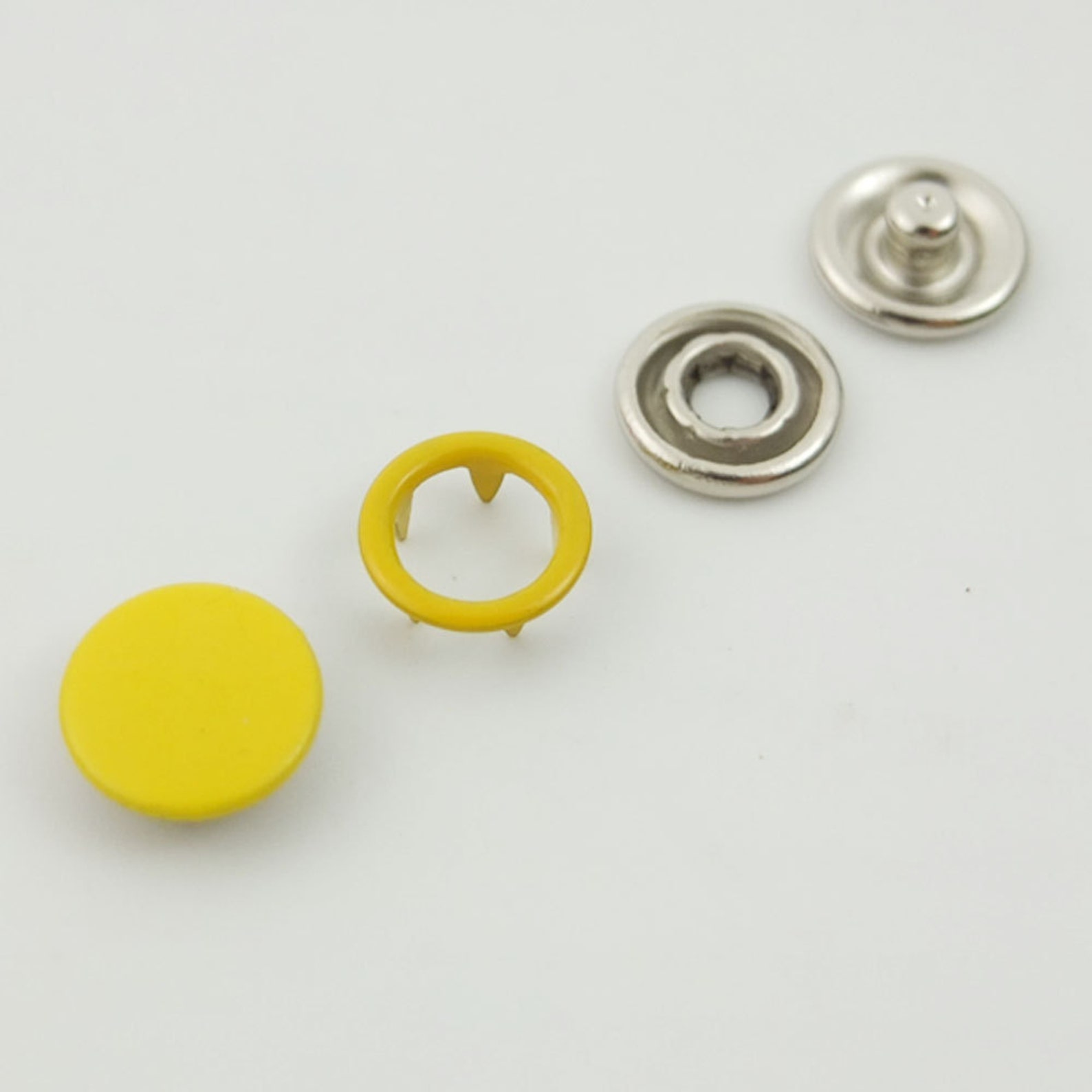 100 Sets 3/8 9.5mm Open Ring No Sew Snaps Fasteners | Etsy