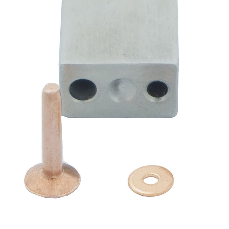 10 Sets Solid Copper Rivets Burrs With 304 Tools Fasteners - Etsy