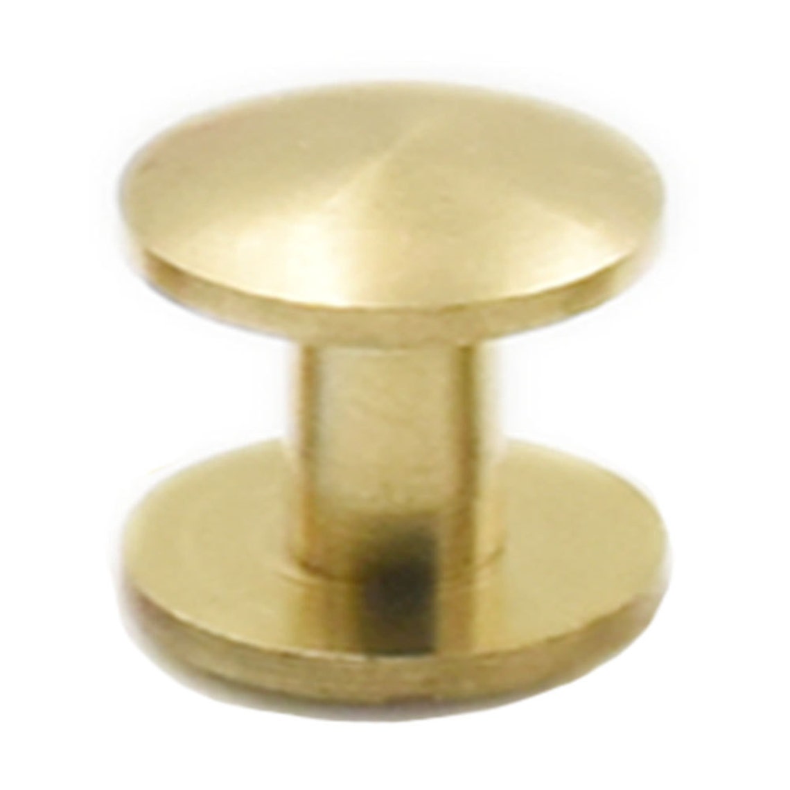 20 Sets Solid Brass Screw Arc Head Button 10mm Stud Nail - Etsy