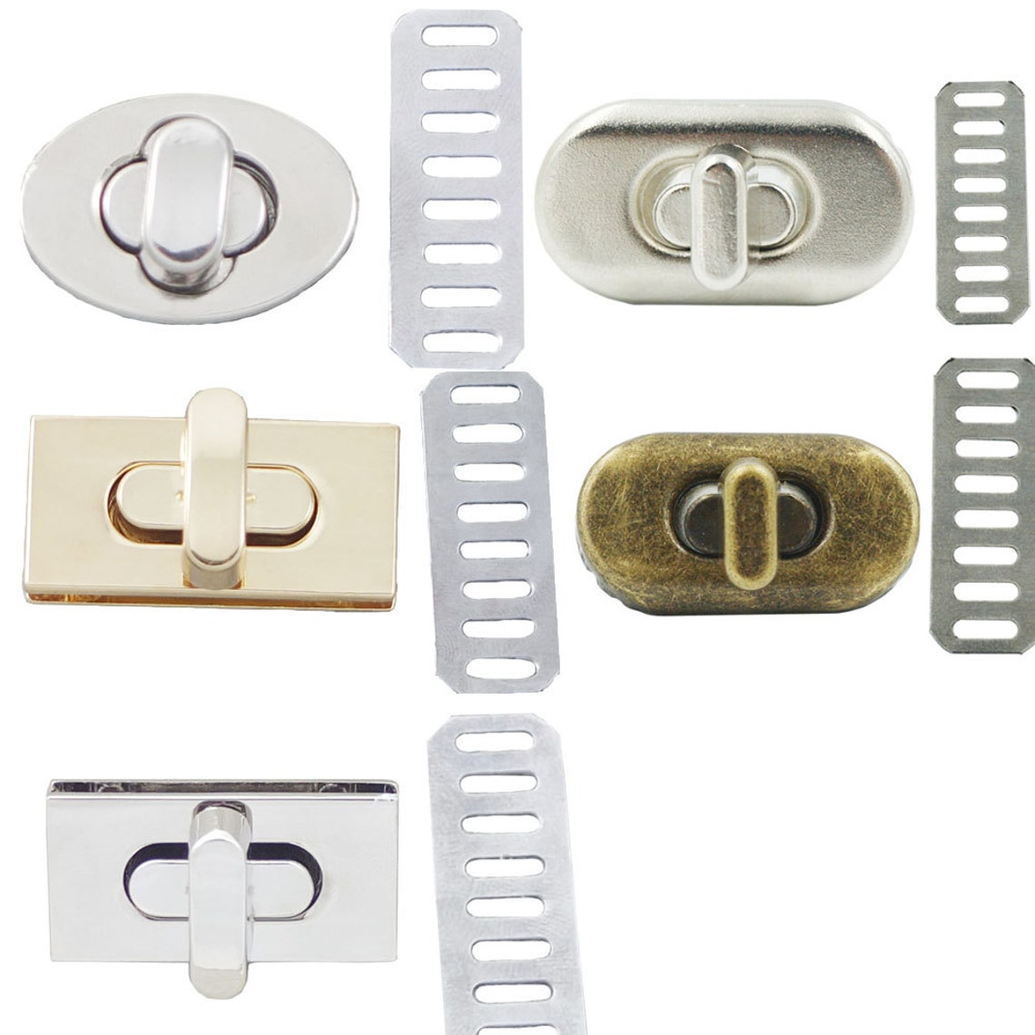 5 Sets Turn Button Latch Closure for Catch Tuck Leather Purse - Etsy