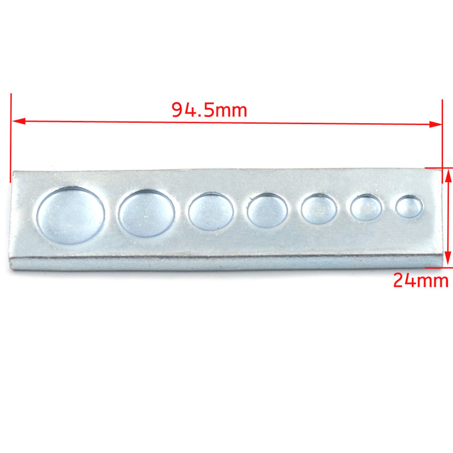 1 Pcs 7 in 1 Setter Tool Base Installing Press Snap Stud Rivet Leather ...