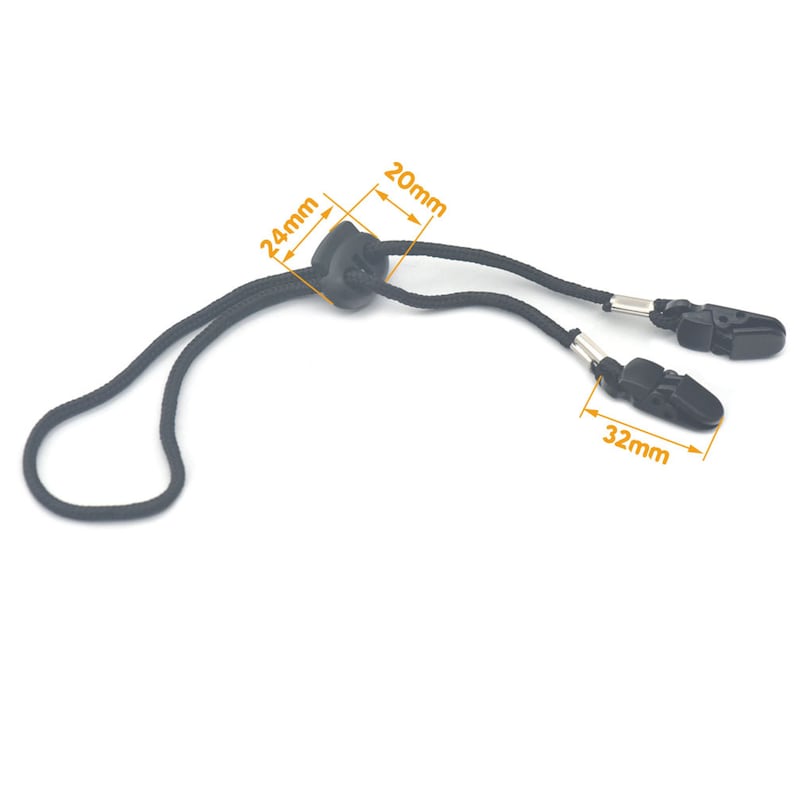 1/2/5/10/20 Pcs Adjustable Hat Retainers Cord Clip Cap Chin Windproof ...