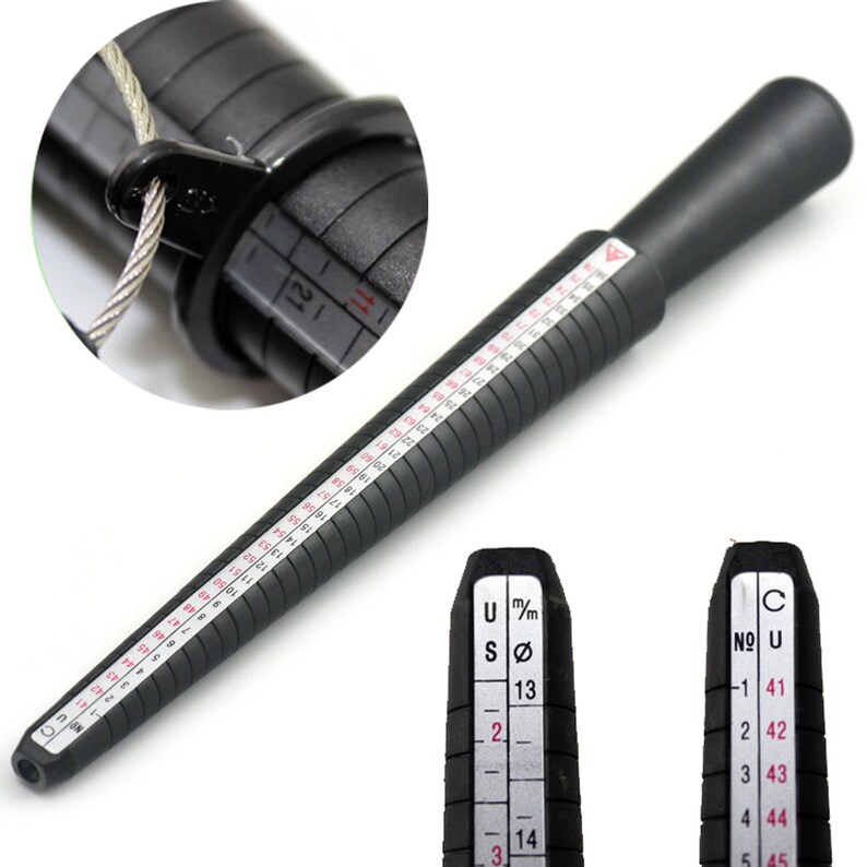 Plastic Jewelry Standard Size Mandrel Stick Finger Ring Sizer - Etsy