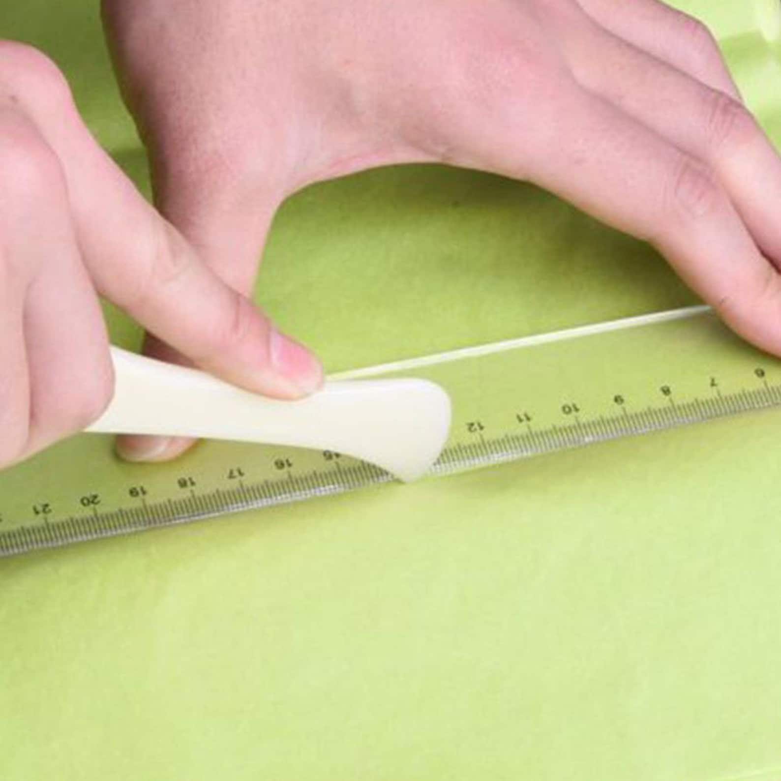 1/2/5 Set Plastic Paper Crease Maker Set Bone Folder Paper - Etsy