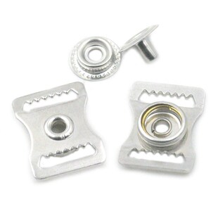 10 Sets Adjustable Cap Buckle Non-slip Tooth Snap Fastener Rivet Button ...