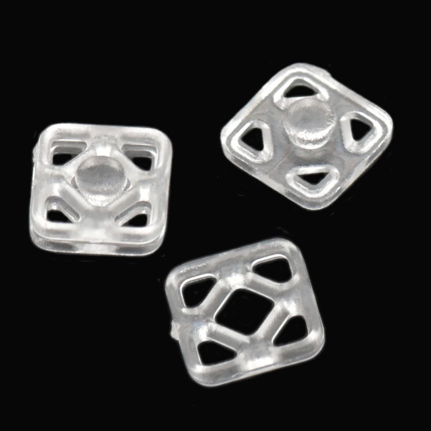 25 60 100 200 Sets 7 10mm Plastic Poppers Press Studs Sew on - Etsy