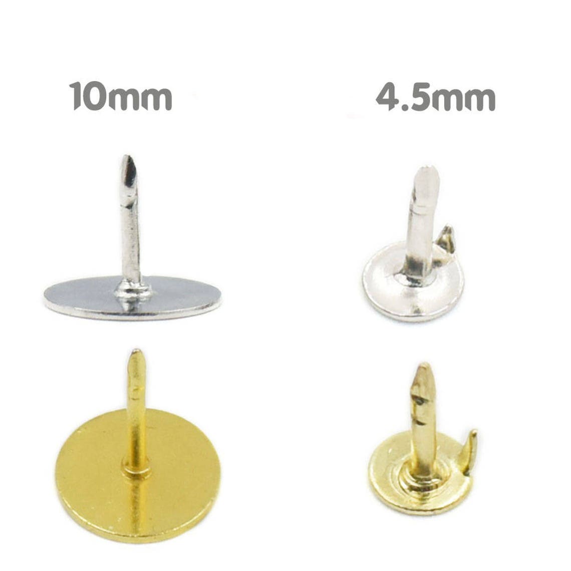 200 Sets Brass TIE Tac Tacks Butterfly With Clutch Findings - Etsy