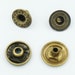 100 Sets 12mm 1/2 Metal Snap Fastener Leather Rapid - Etsy
