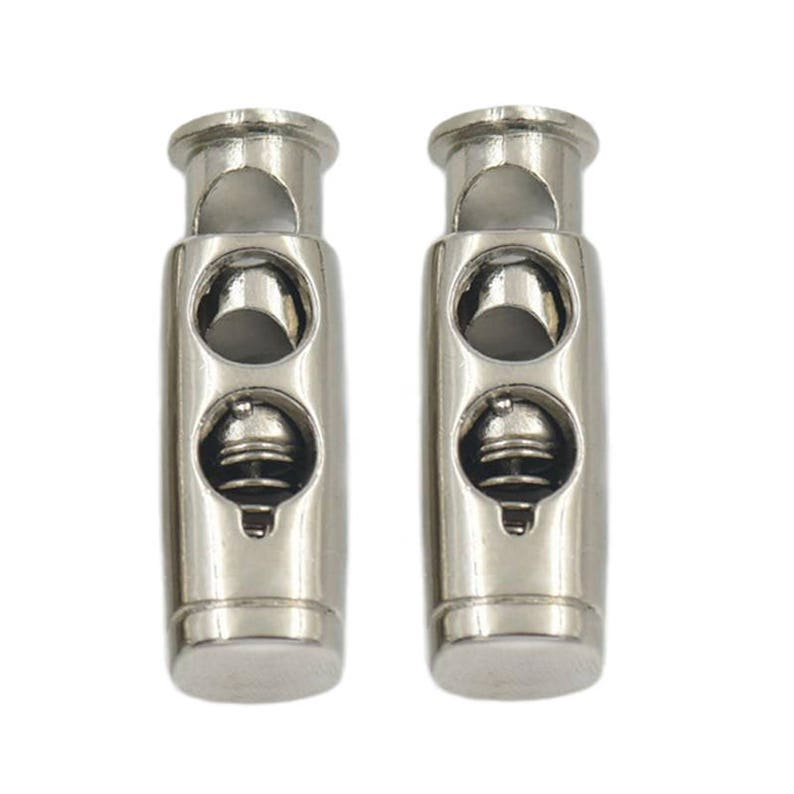 5 Pcs Metal Barrel Cylinder Stopper Toggle Spring End Buckles - Etsy