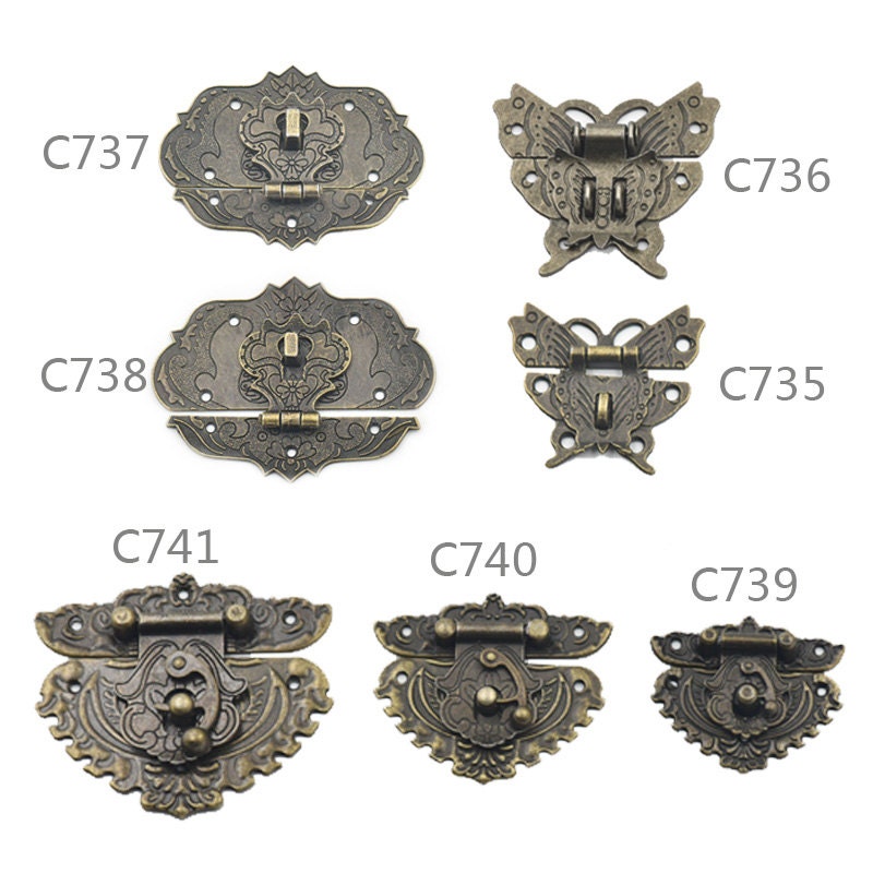 2 5 10 20 Pcs Latch Hook Lock Decorative Jewelry Gift Wooden - Etsy