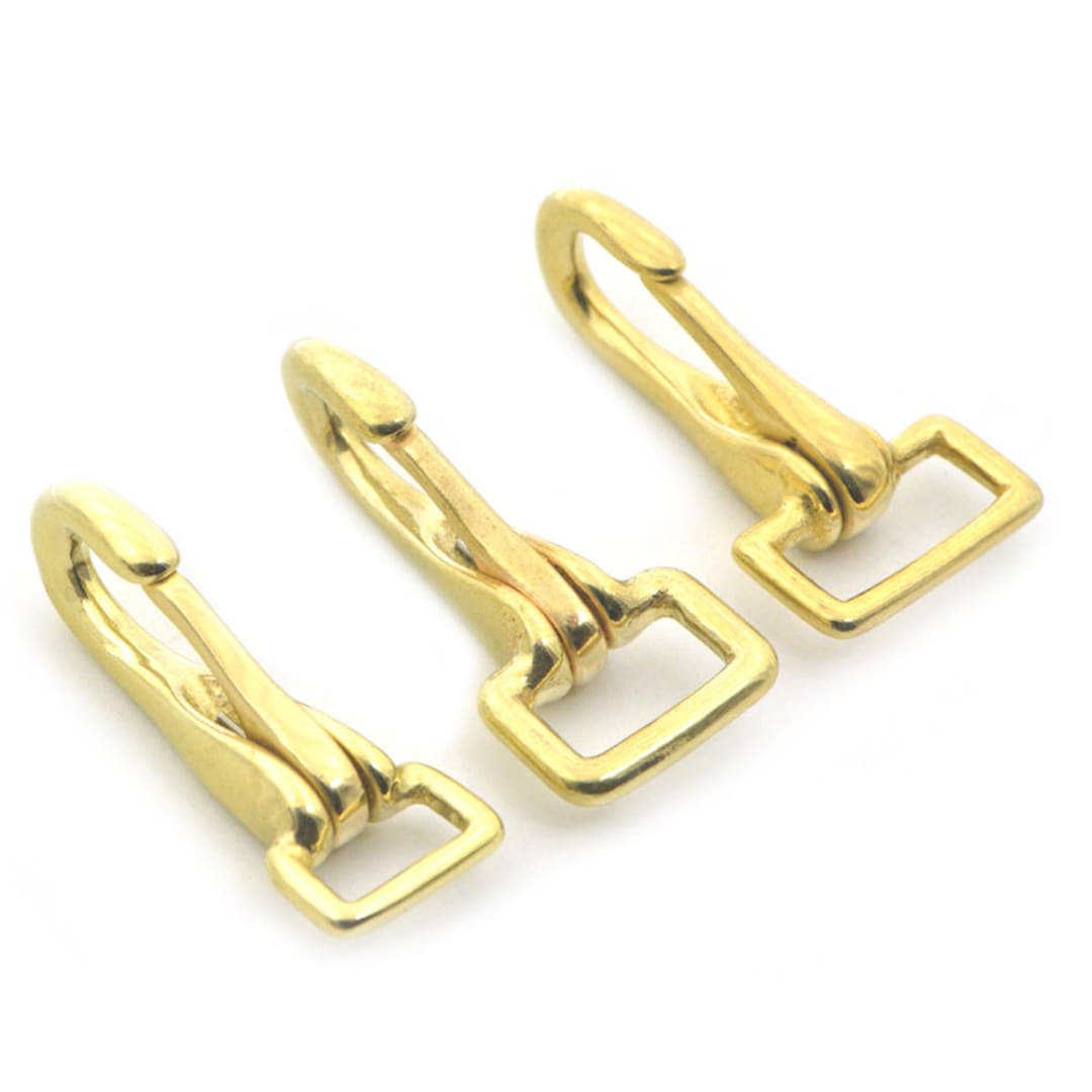 2 Pcs Brass Trigger Snap Clip Hardware Hook Purse Handbag Buckles Clasp ...