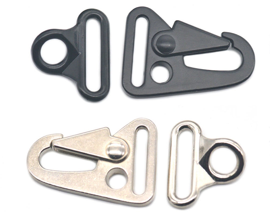 2/5/12/20/50 Pcs 1" 25mm Sling HK Clips Spring Gate Snap Olecranon Hook ...