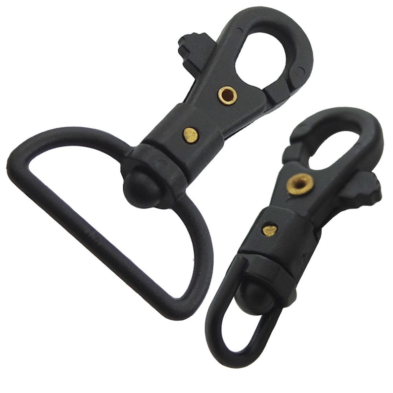 20 Pcs Plastic Swivel Lobster Clasps Clips Snap Hooks Findings Lanyard ...