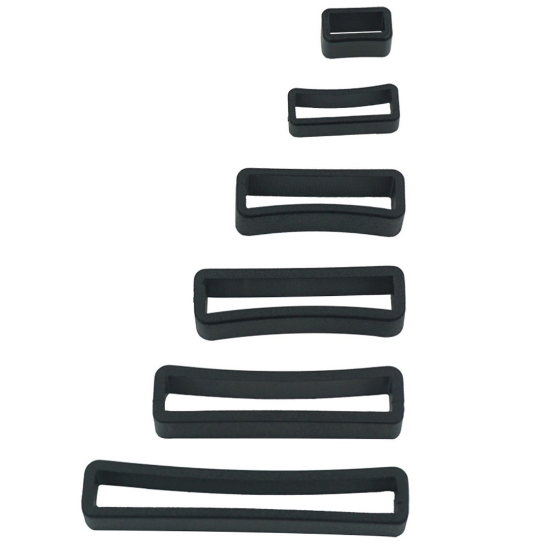 10 20 50 PCS Rectangle Plastic Dee Ring D Webbing Belt Ribbon Buckles 3 ...