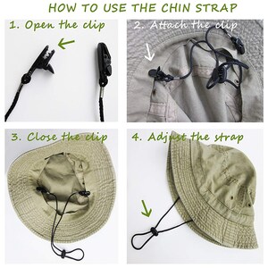 1/2/5/10/20 Pcs Adjustable Hat Retainers Cord Clip Cap Chin Windproof ...