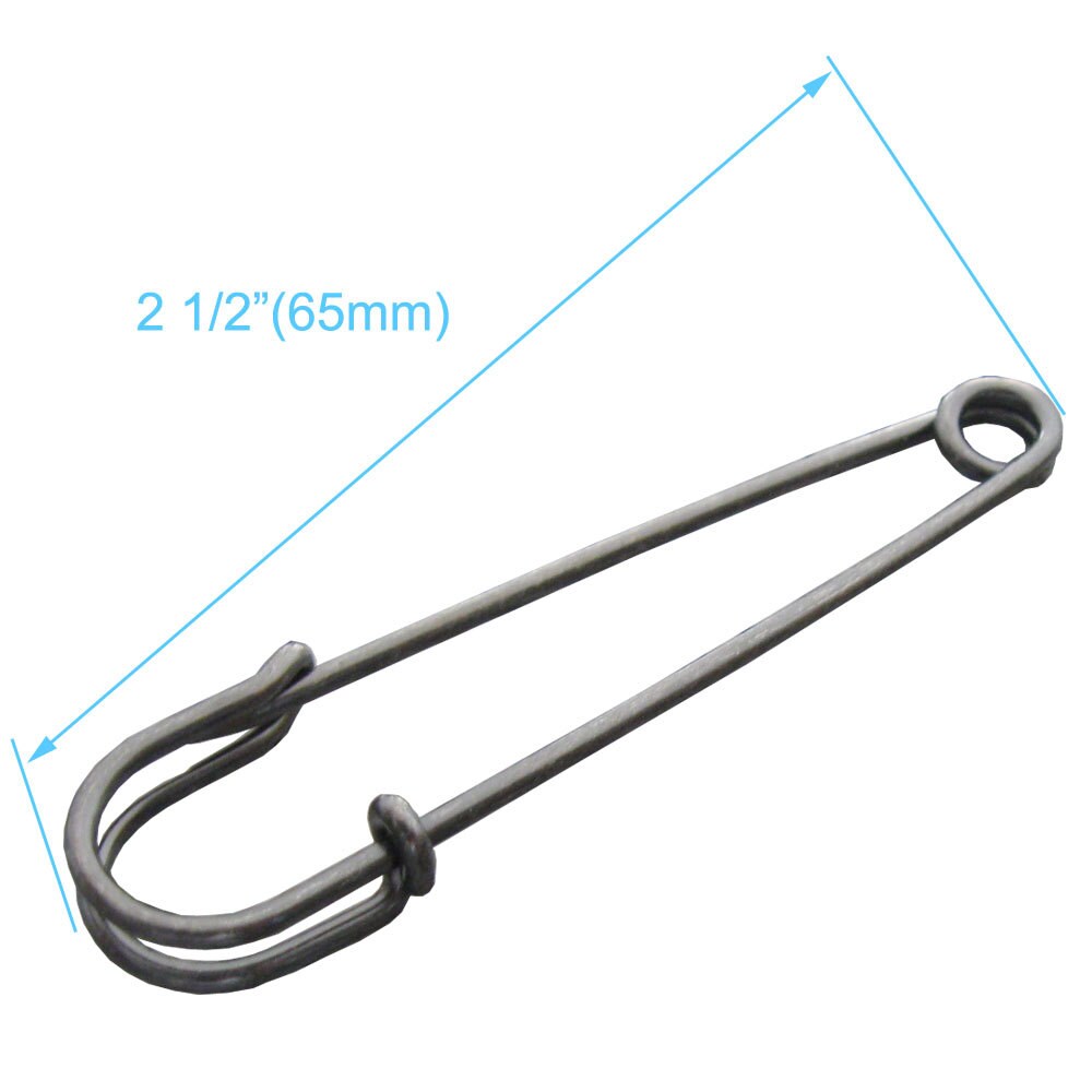 20 Pcs 2 1/2 65MM Large Oversized Safety PINS Metal - Etsy