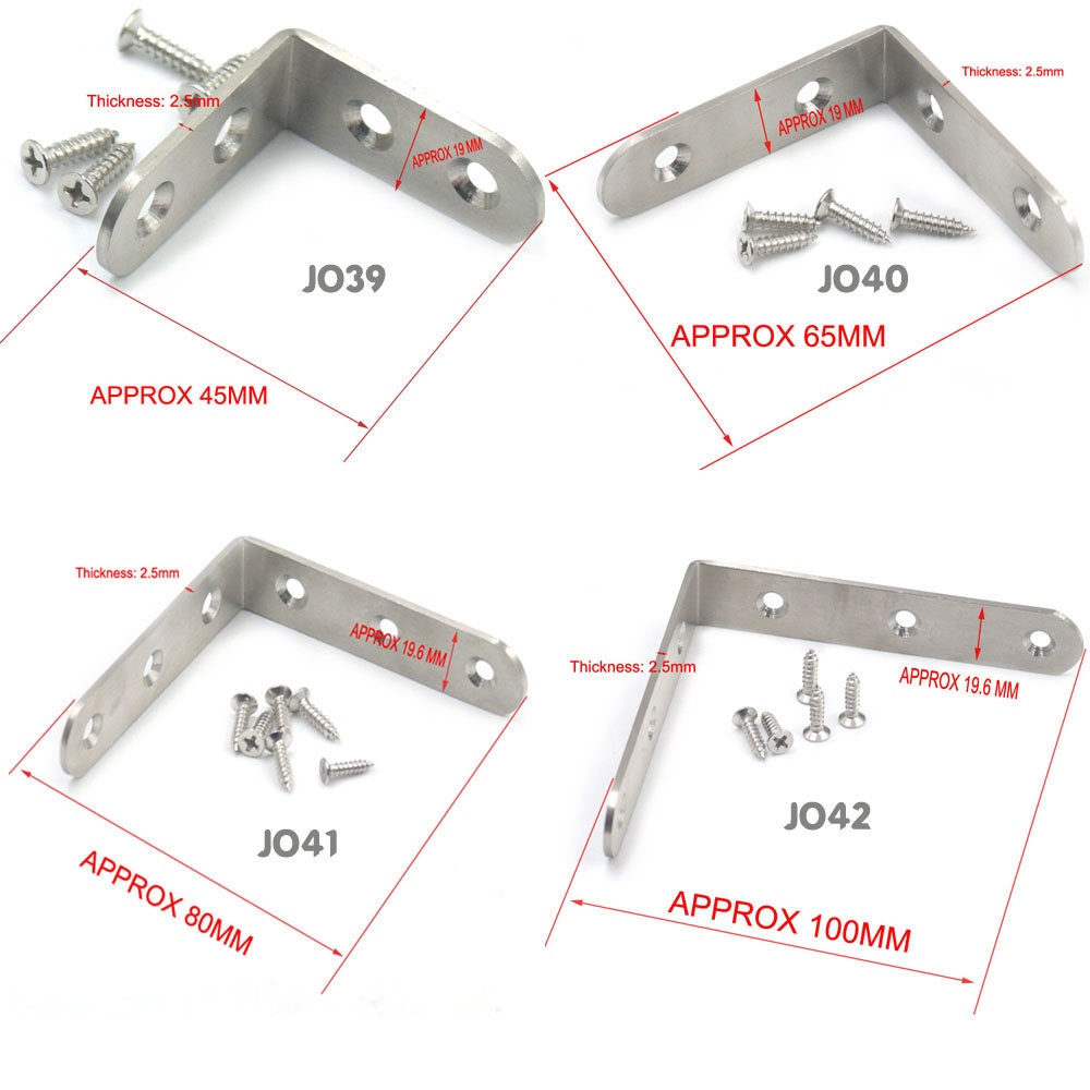 Hinge Corners Fixed L Shape Angle Bracket Furniture Fitting - Etsy