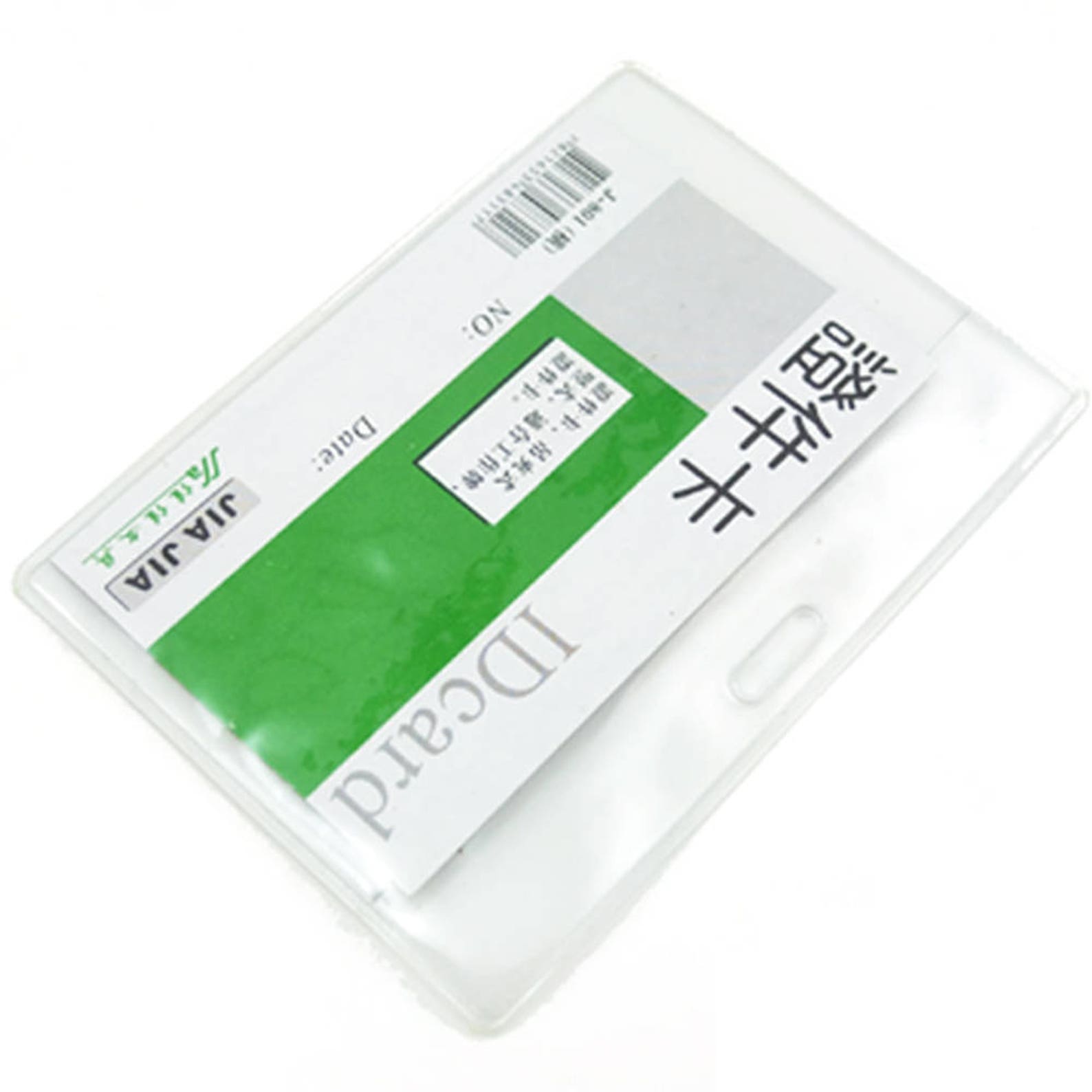 25 Pcs ID Card Holder Badge Case Plastic Business Clear With - Etsy