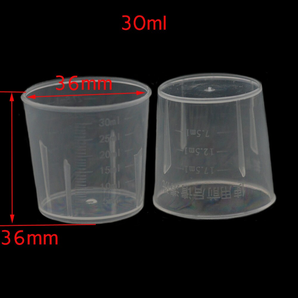 25/60/100 Pcs 15ml 20ml 30ml Plastic Laboratory Measure - Etsy