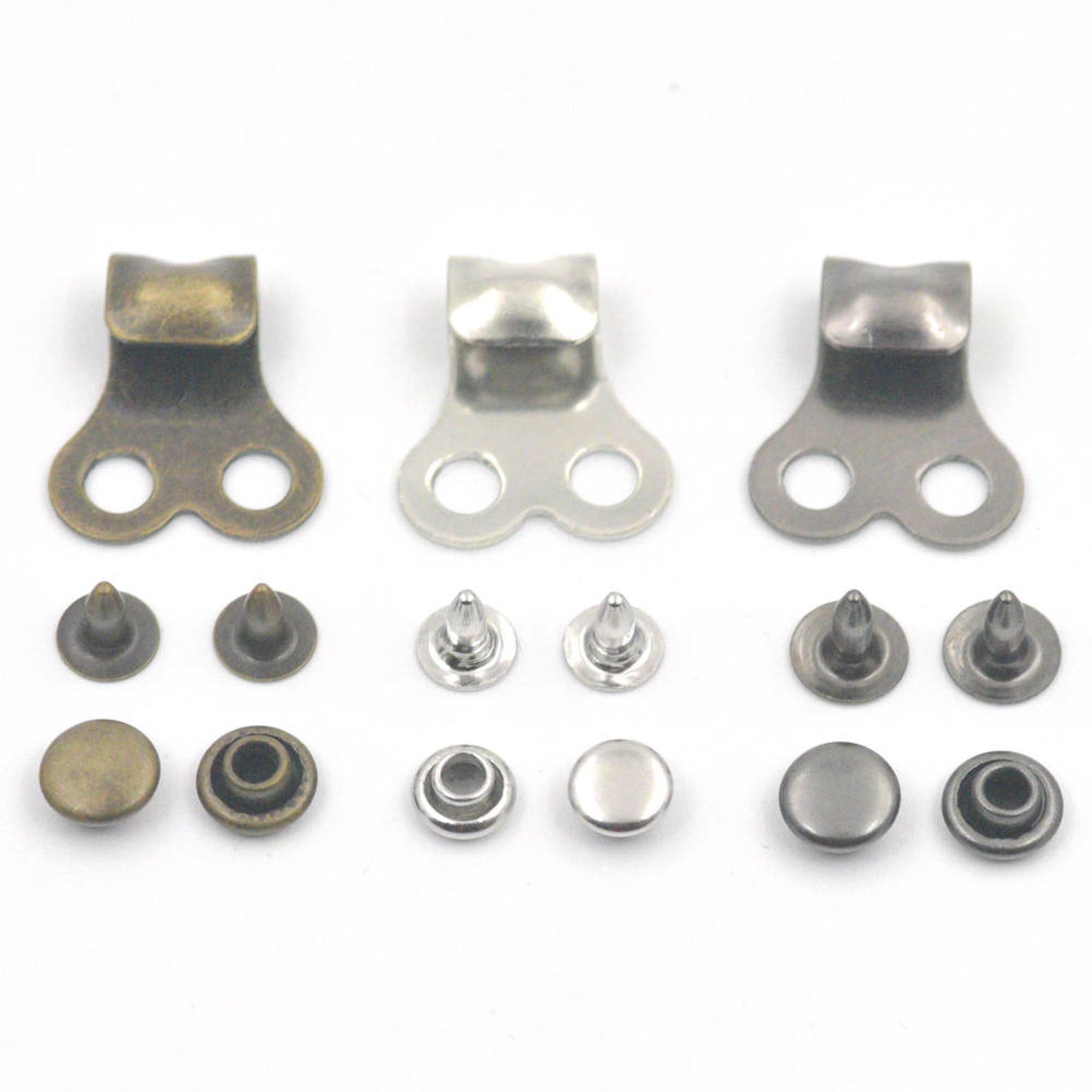 20 Sets Boot Hooks Lace Fitting With Rivet Buckle for Repair - Etsy