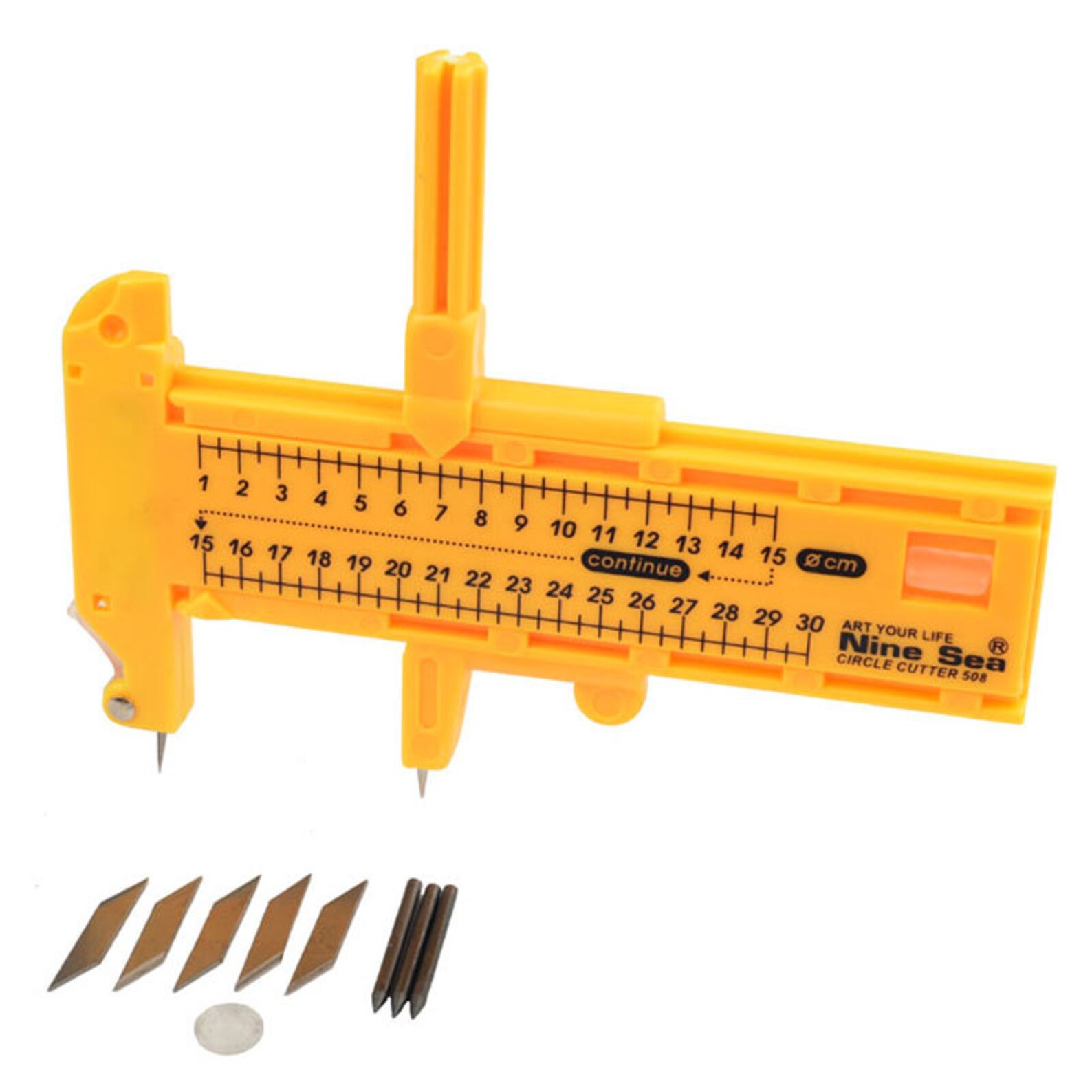 Adjustable Compass Circle Cutter Diameter 1-30cm Paper Leather - Etsy