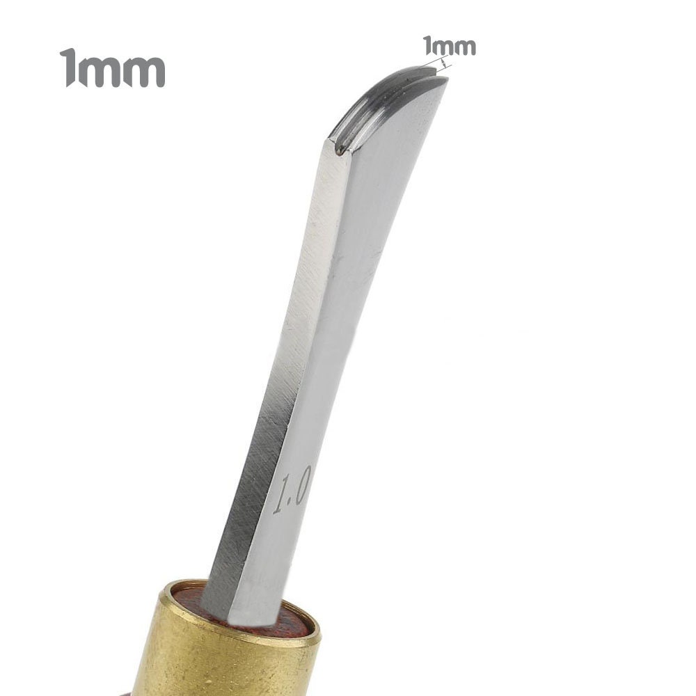 1/4 Pcs 1/1.5/2/2.5mm Leather Edge Marking Creasing Tools DIY Polished ...