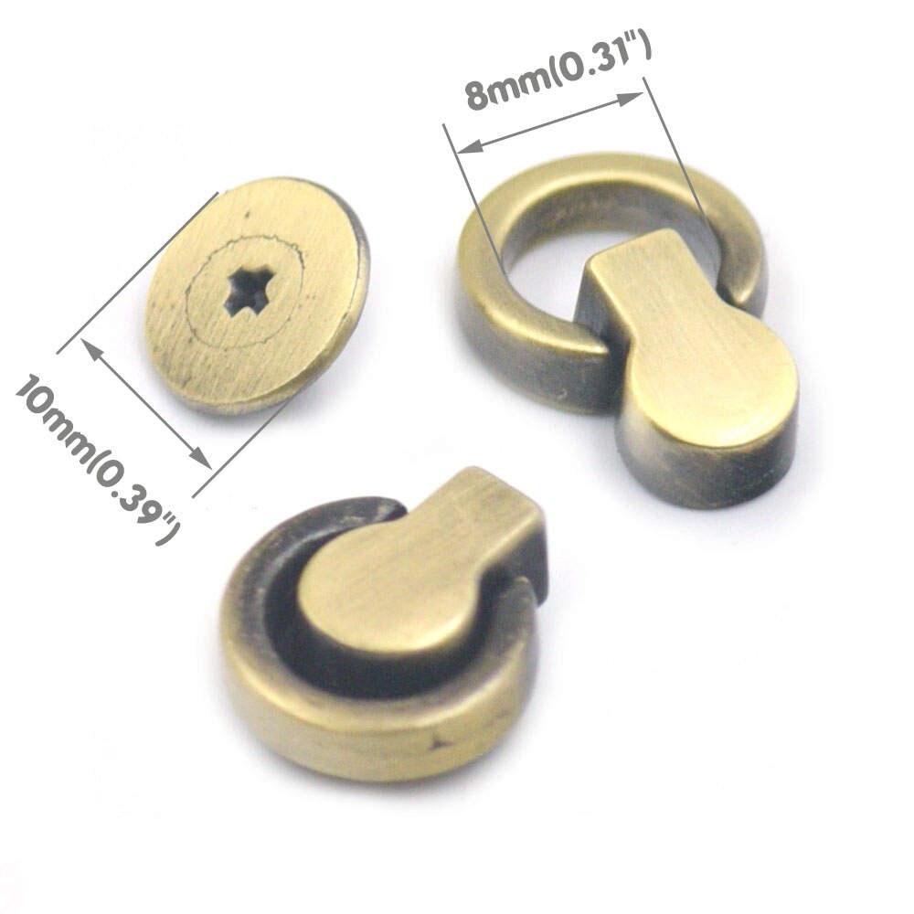 10 Sets Alloy Head Button Stud O Rings Screwback 8mm Spot Screw Chicago ...