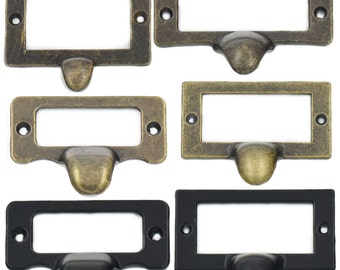 Label Drawer Pull | Etsy