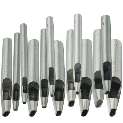 Flat Short Punch Ver.2 6 Size of Punch Cutter for Leather | Etsy