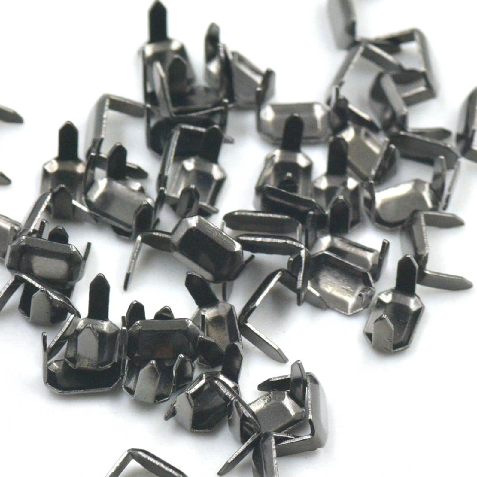 50 Pcs Brass Staple 8mm Leather Belt Loops Fastener Holder DIY | Etsy