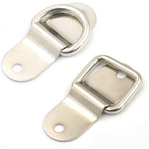 5 Sets Arch Bridge Leather Square D Ring Buckles Double Cap Rivet 4 Bag ...