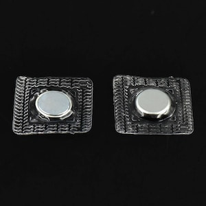 2 5 10 Sets 13 15 18 20 23mm Hidden Sew-in Magnetic Snap PVC Closure ...