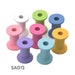 50 Pcs Natural Wood Empty Thread Spools Cylinder Craft Round - Etsy