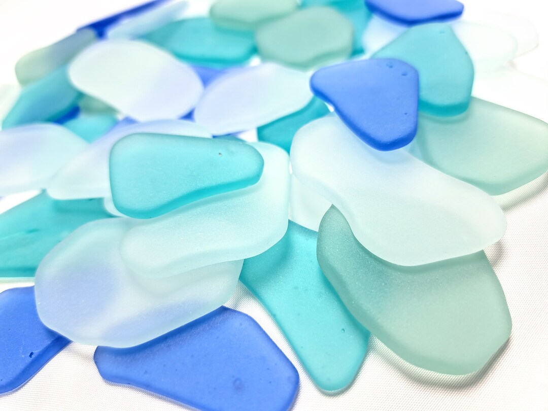 Flat Sea Glass Medium 125 2 Inch Jewelry And Crafting Supplies Etsy