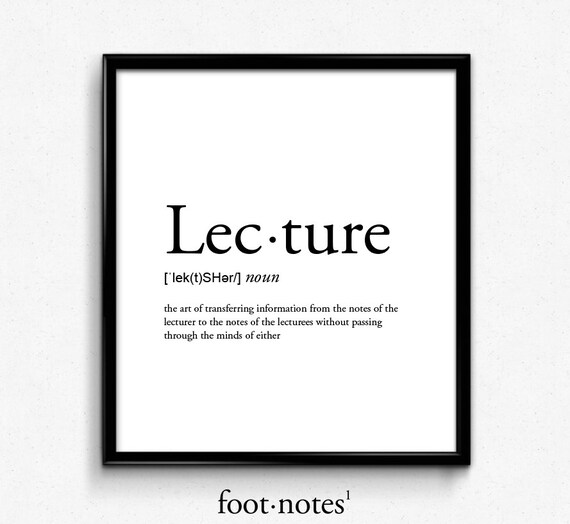 Lecture Meaning