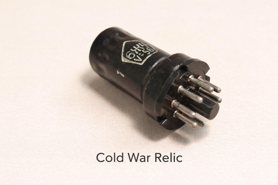 Soviet Vacuum Tube 6zh4 | 1956 Cold War Electronics | Vintage Octal ...