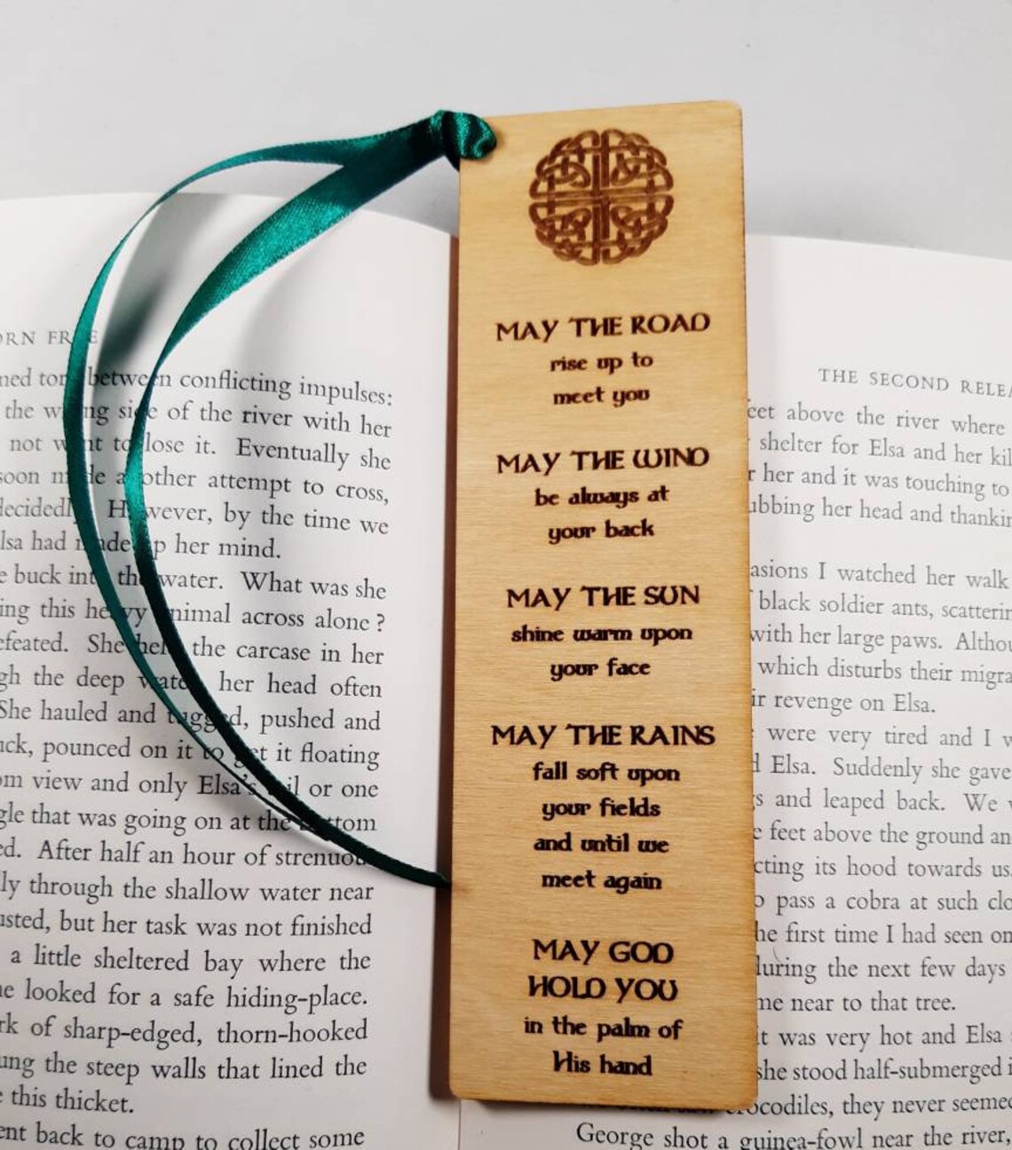 IRISH BLESSING Wooden Bookmark Wedding Gift Prayer Quote | Etsy