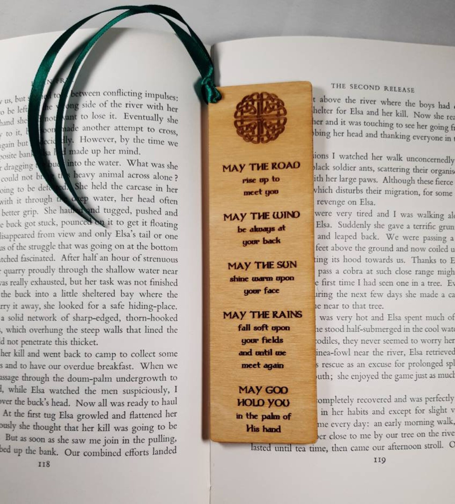 IRISH BLESSING Wooden Bookmark Wedding Gift Prayer Quote - Etsy UK